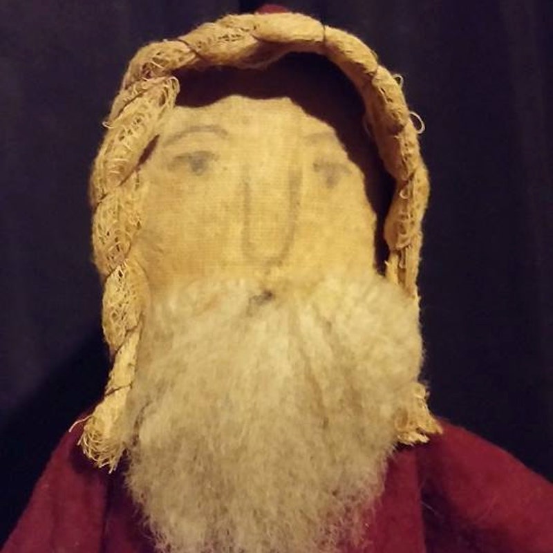 Primitive Santa Pattern - Etsy