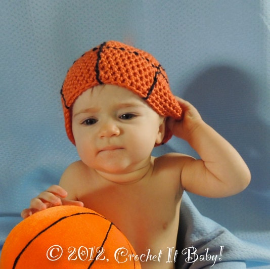 Crochet Basketball Hat (5 Sizes) - PATTERN ONLY - Etsy