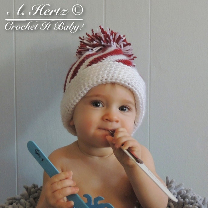 Crochet Candy Swirl Hat (4 Sizes) - PATTERN ONLY - Etsy