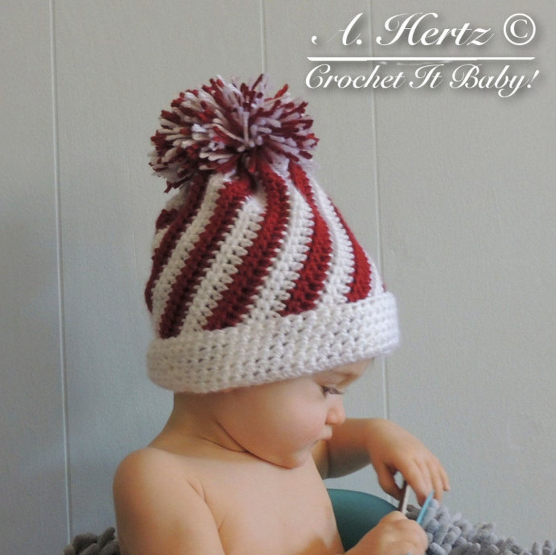 Crochet Candy Swirl Hat (4 Sizes) - PATTERN ONLY - Etsy