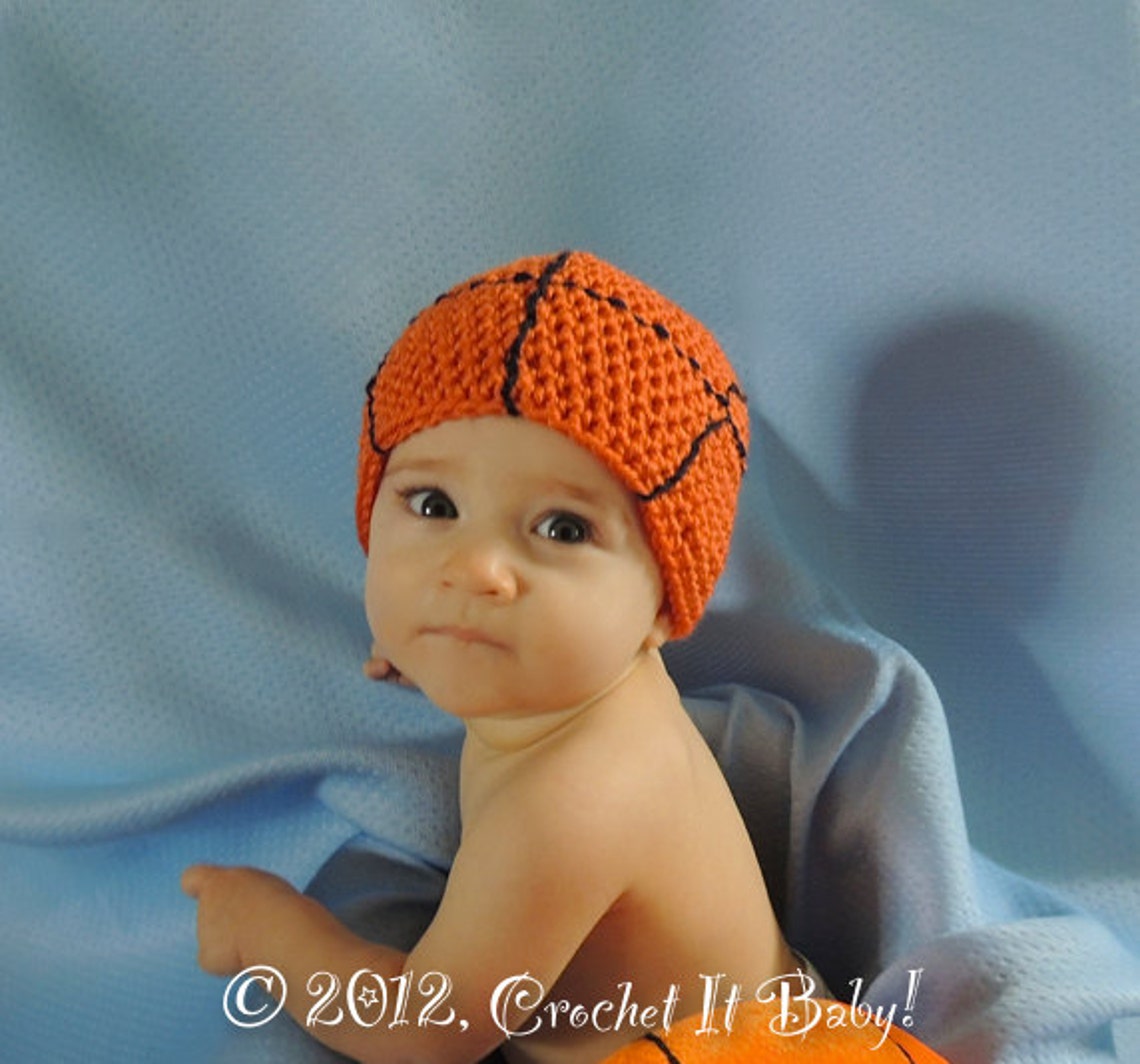Crochet Basketball Hat (5 Sizes) - PATTERN ONLY - Etsy