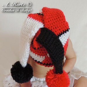 Crochet Jester Hat (size 0 to Adult) - PATTERN ONLY - Etsy