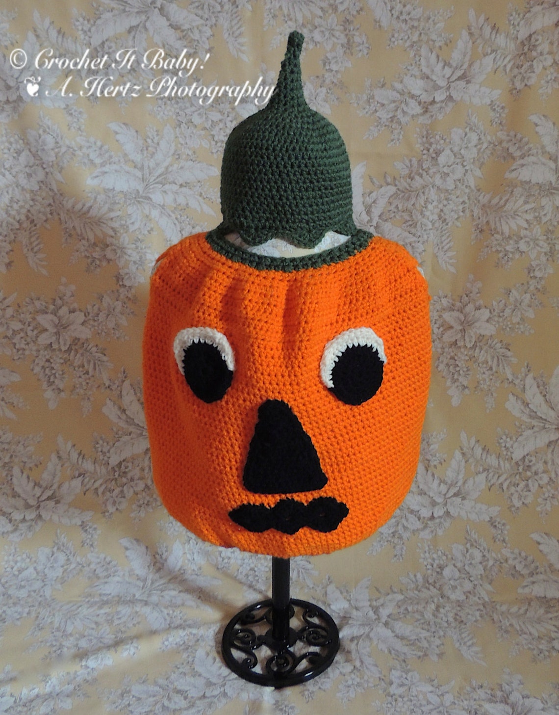 Crochet Halloween Pumpkin Costume - PATTERN ONLY - Etsy