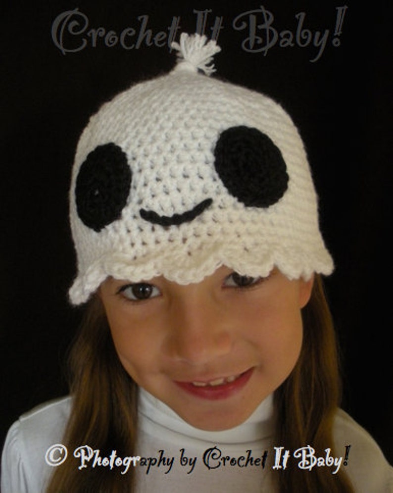 Crochet Ghost Hat (5 Sizes) - PATTERN ONLY - Etsy