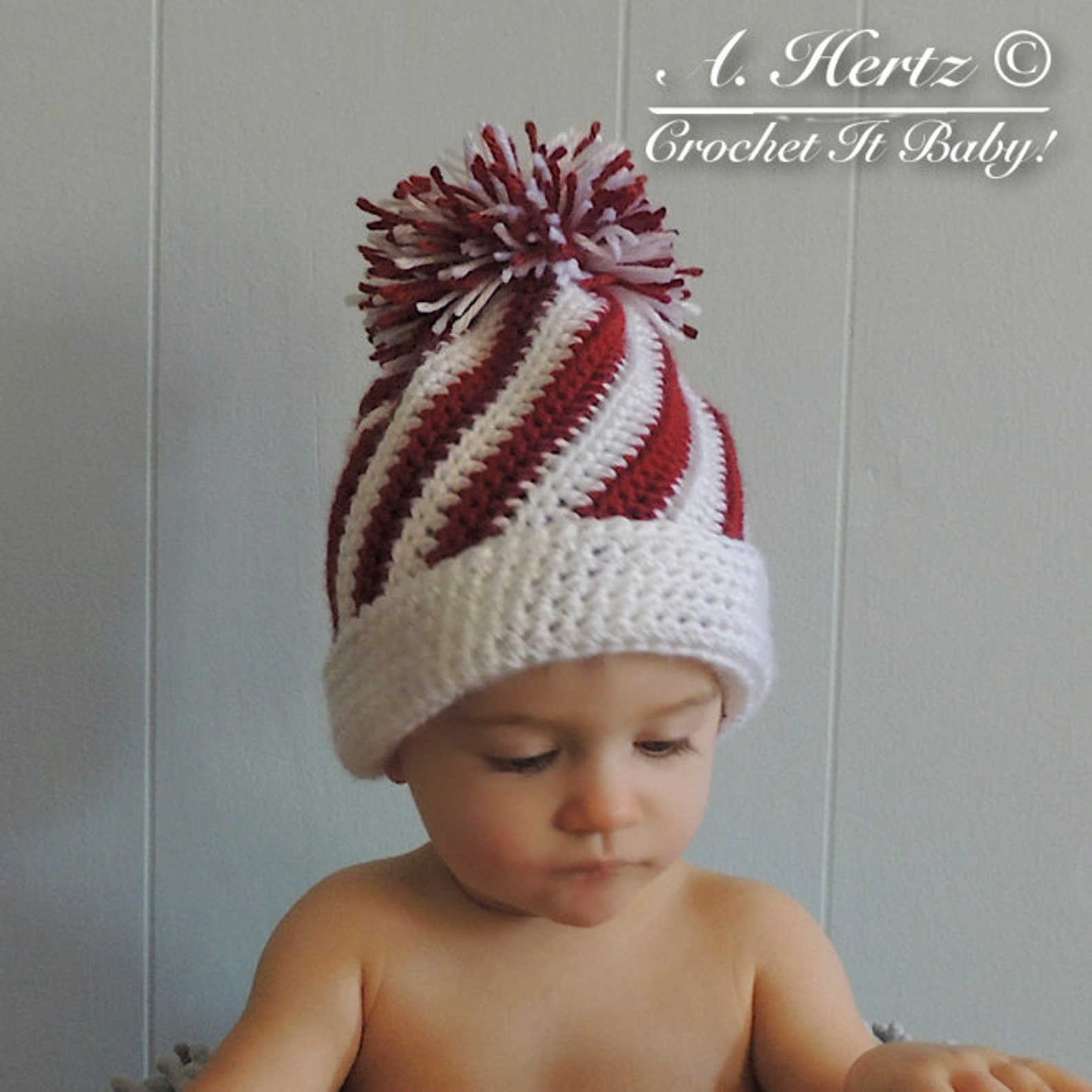 Crochet Candy Swirl Hat (4 Sizes) - PATTERN ONLY - Etsy