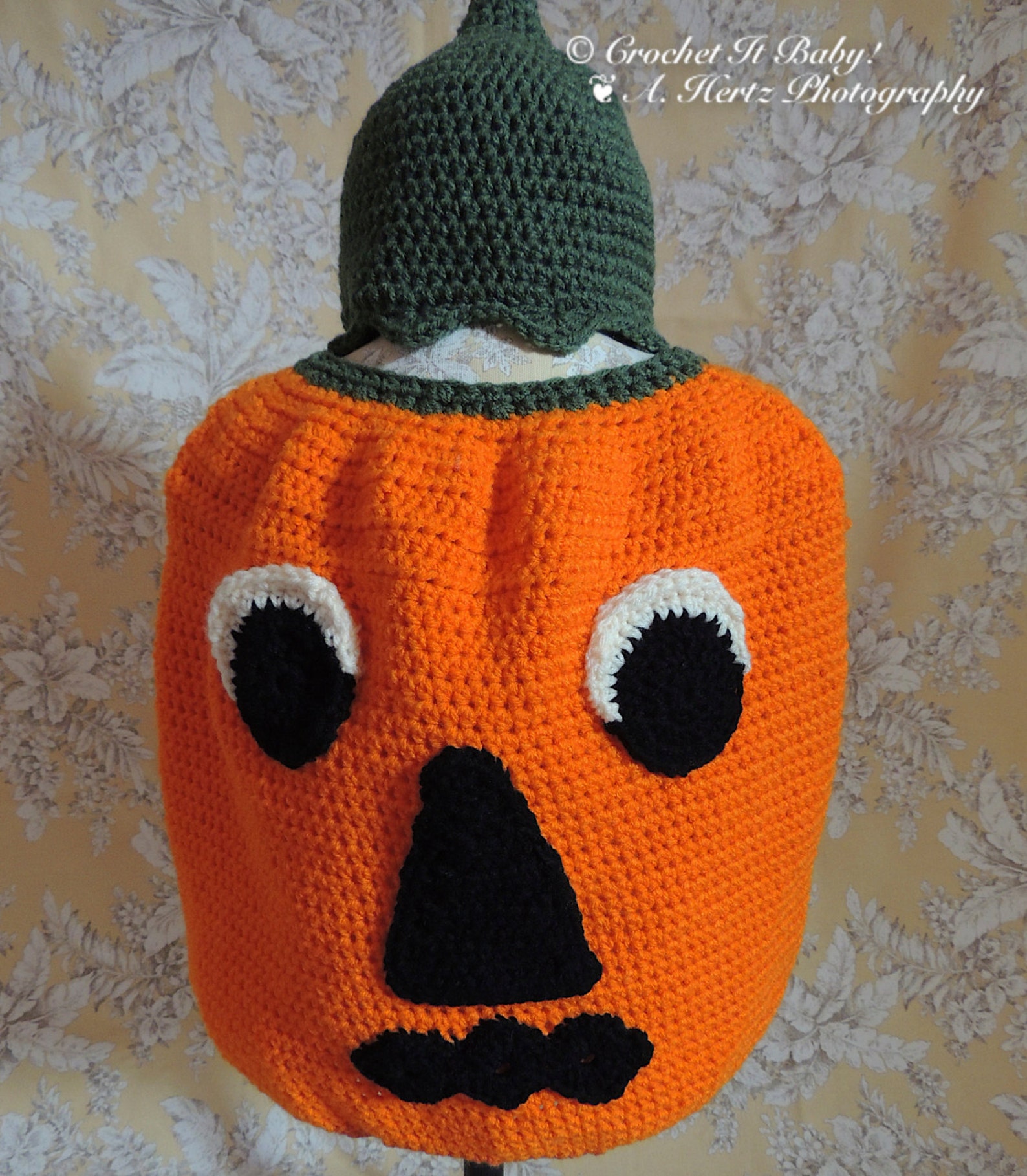 Crochet Halloween Pumpkin Costume - PATTERN ONLY - Etsy