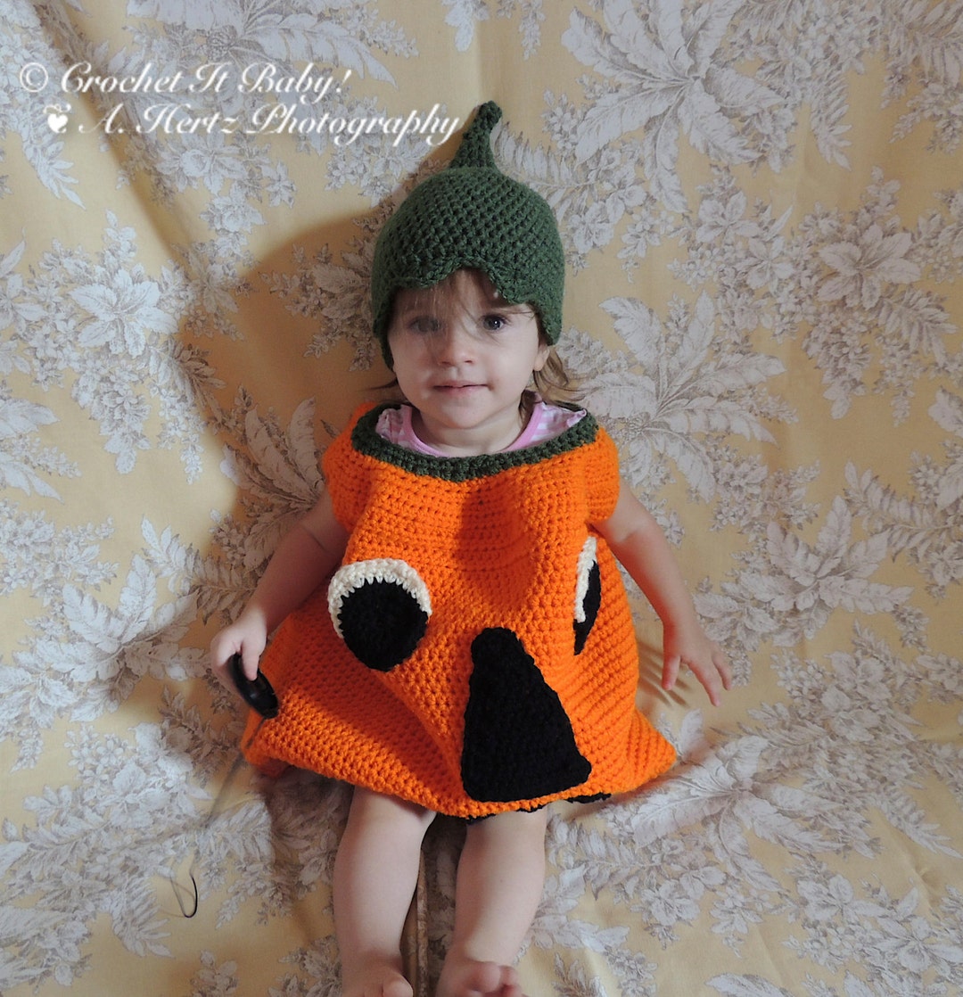 Crochet Halloween Pumpkin Costume - PATTERN ONLY - Etsy