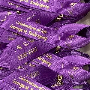 Celebration of Life Custom Memorial Pin on Ribbons, Memorialize a Loved ...