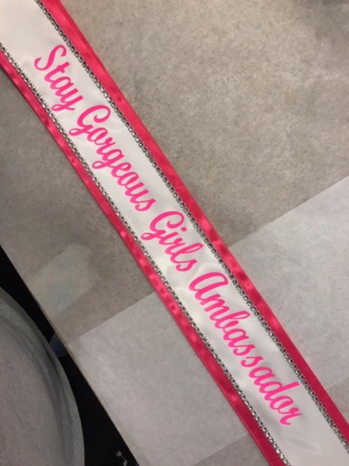 Pageant Sash Birthday Sash Beauty Pageant Sash Argentina - Etsy