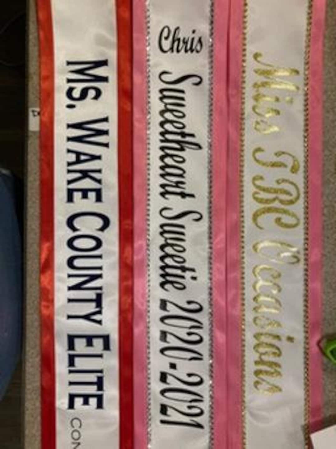 Pageant Sash, Birthday Sash, Beauty Pageant Sash, Argentina, Miss ...