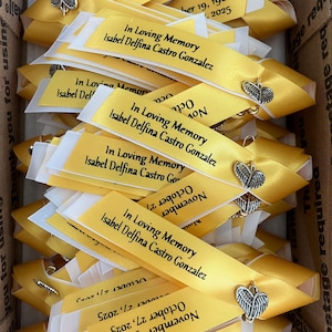Custom Remembrance Ribbons Pinned and Ready to Wear , Lapel Ribbons ...