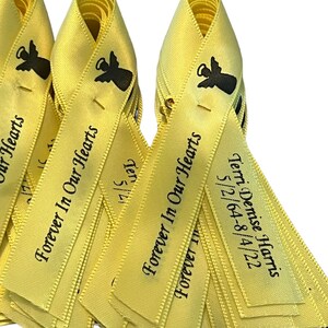 Celebration of Life Custom Memorial Pin on Ribbons, Memorialize a Loved ...