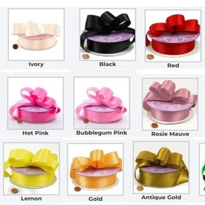 Custom Memorial Ribbons Pinned and Ready to Wear , Baptism Favors ...