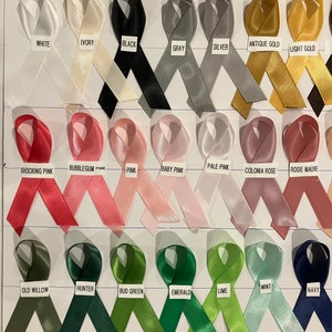 Custom Memorial Ribbons Pinned and Ready to Wear , Lapel Ribbons ...