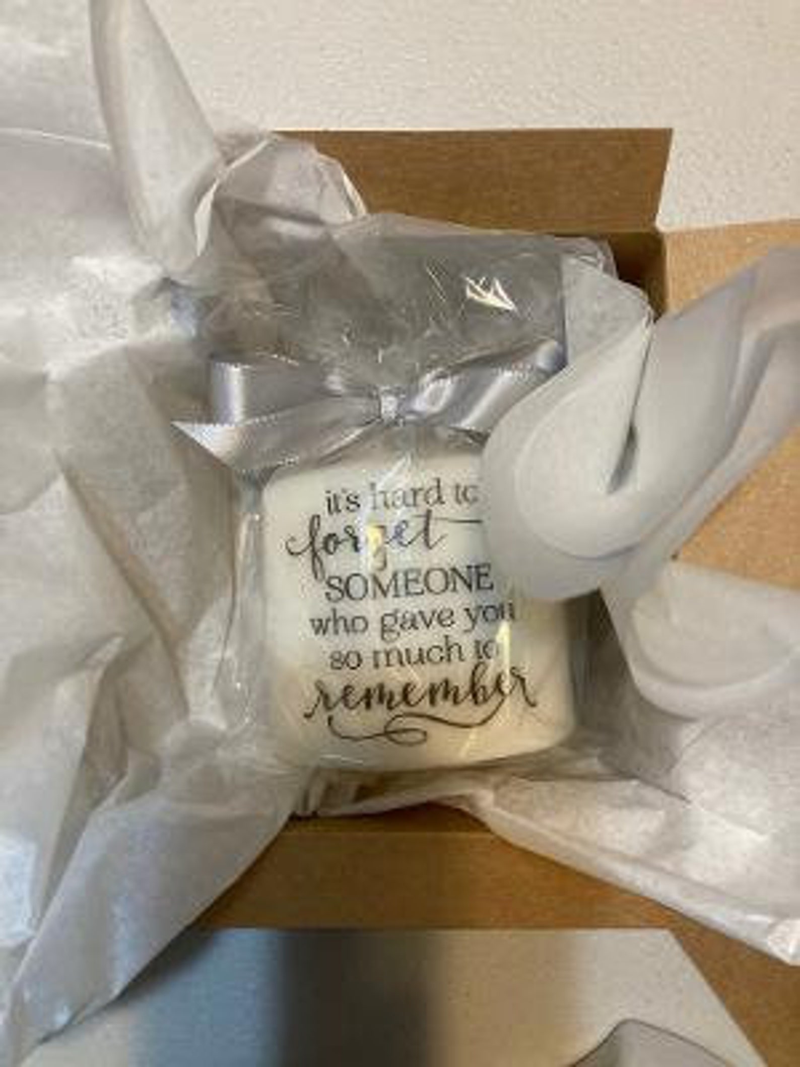 Memorial Candle, Custom Saying, Condolence Gift - Etsy