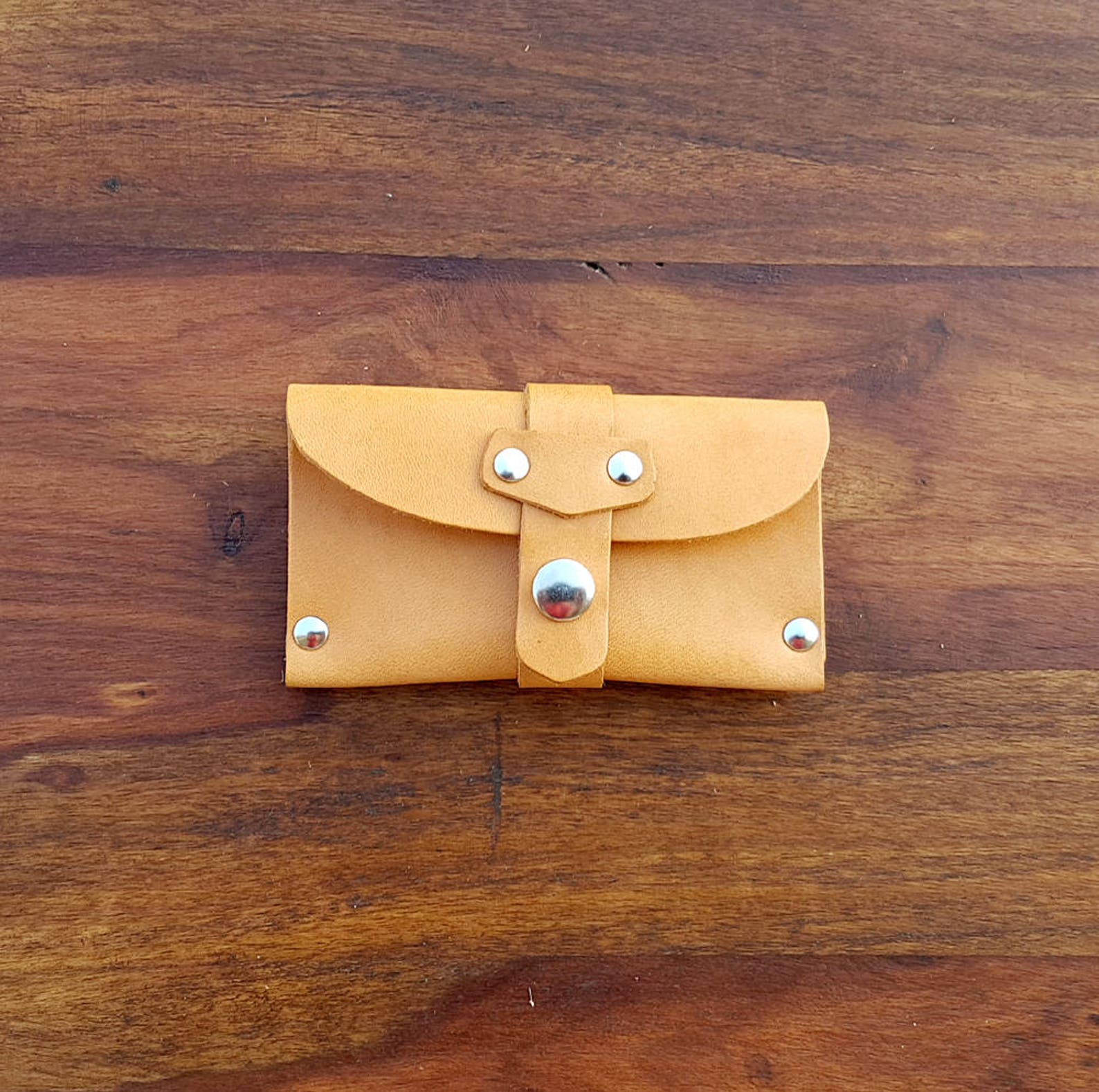 Slim wallet for Cash and Cards | Etsy