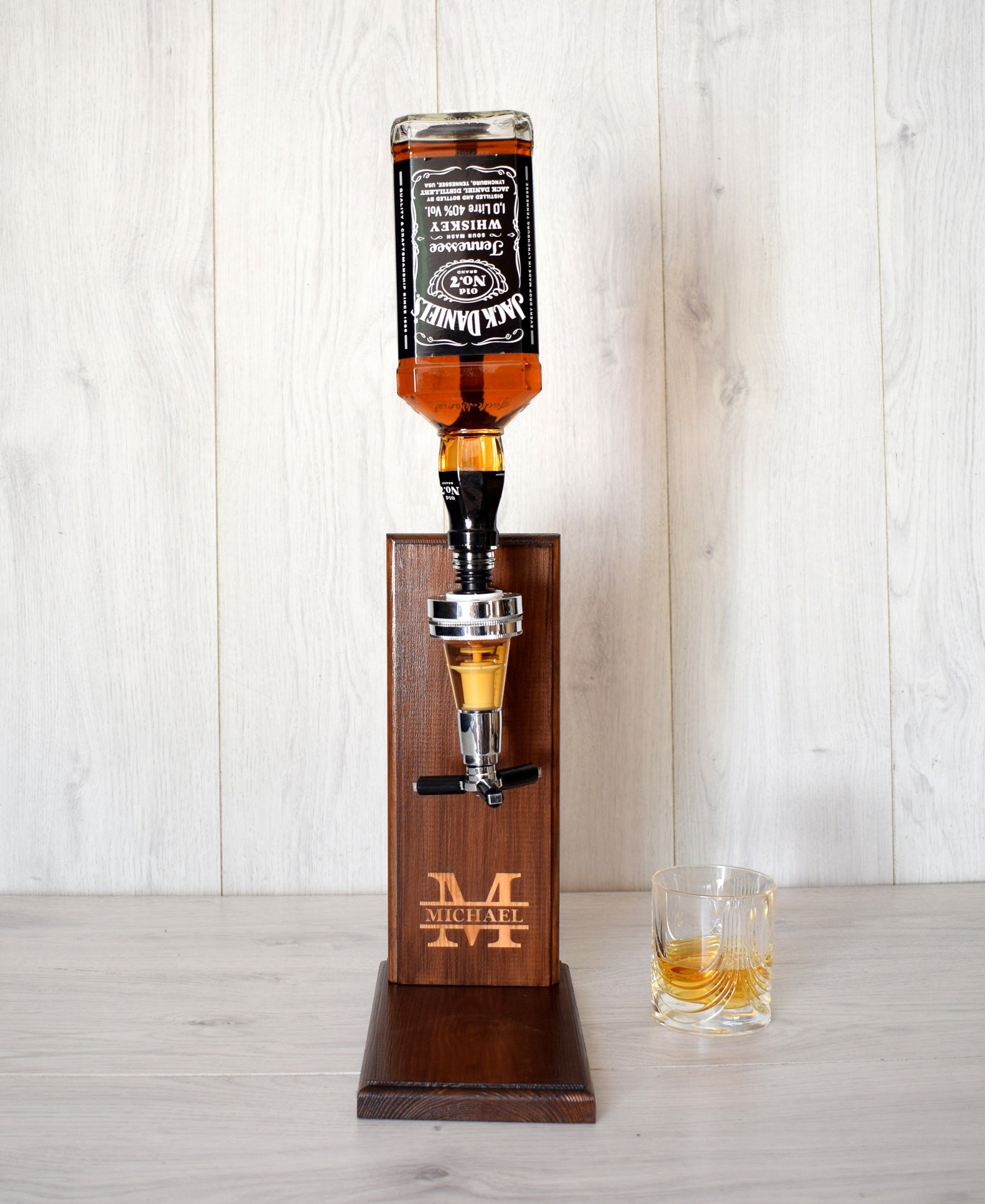 Whiskey Bar Dispenser Husband Gift | Etsy