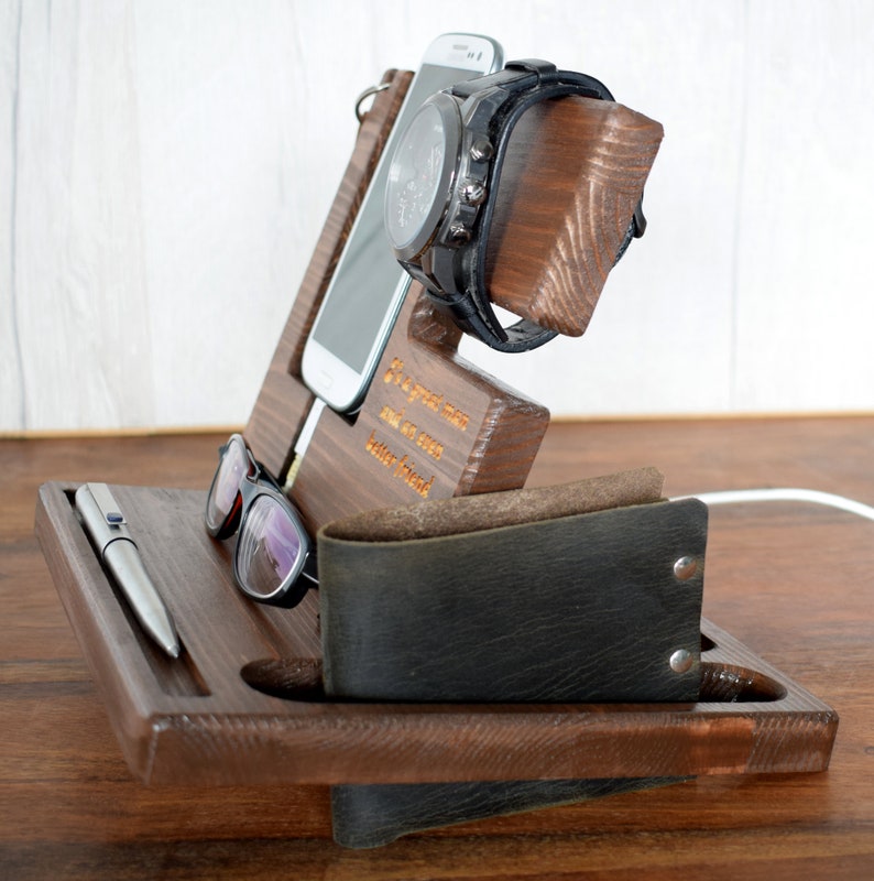 Mens Wood Valet Tray Mens Wood Valet Box Mens Valet Stand - Etsy