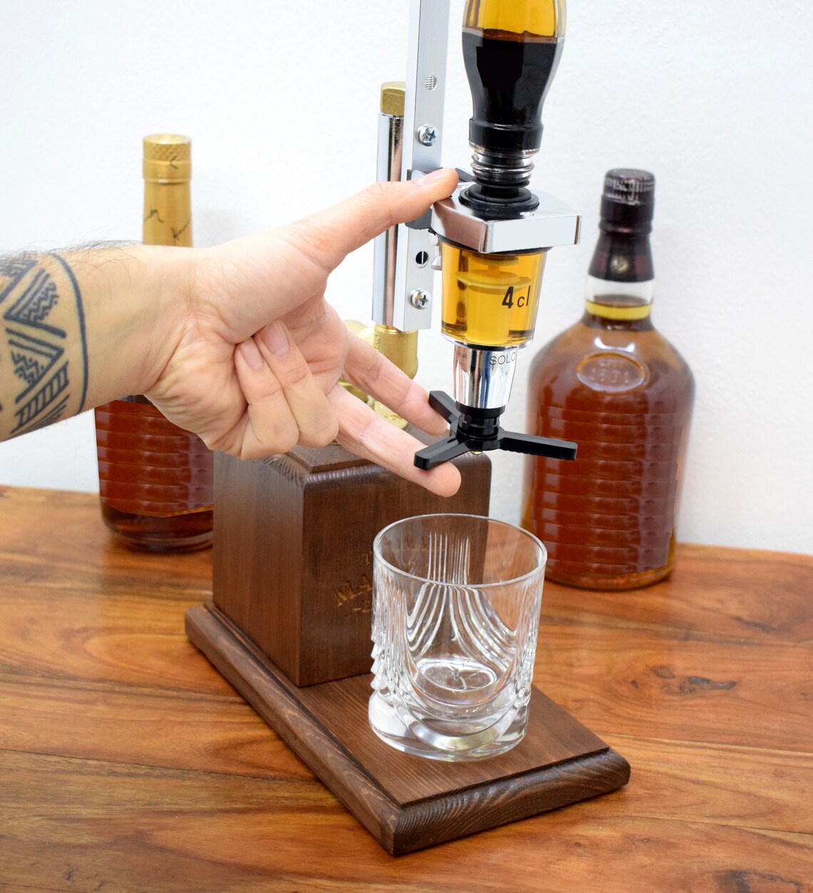 Shot Dispenser Mini Bar Whisky Holder Whiskey Dispenser - Etsy
