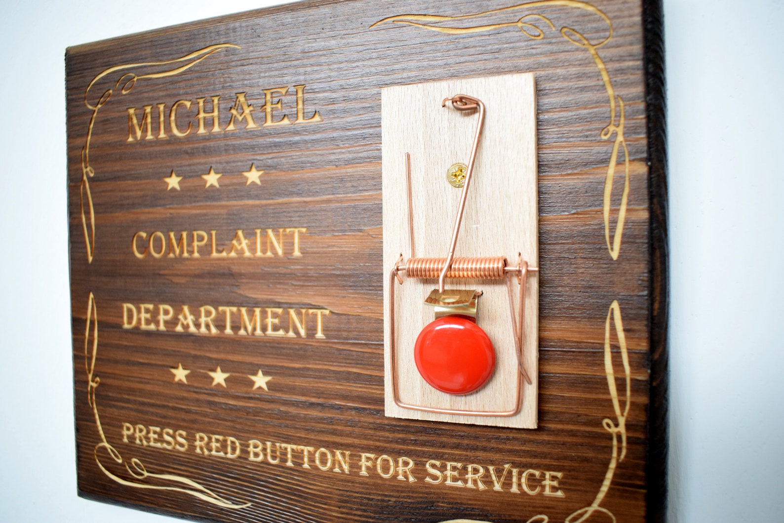Garage Wooden Sign Complaint Department - Etsy