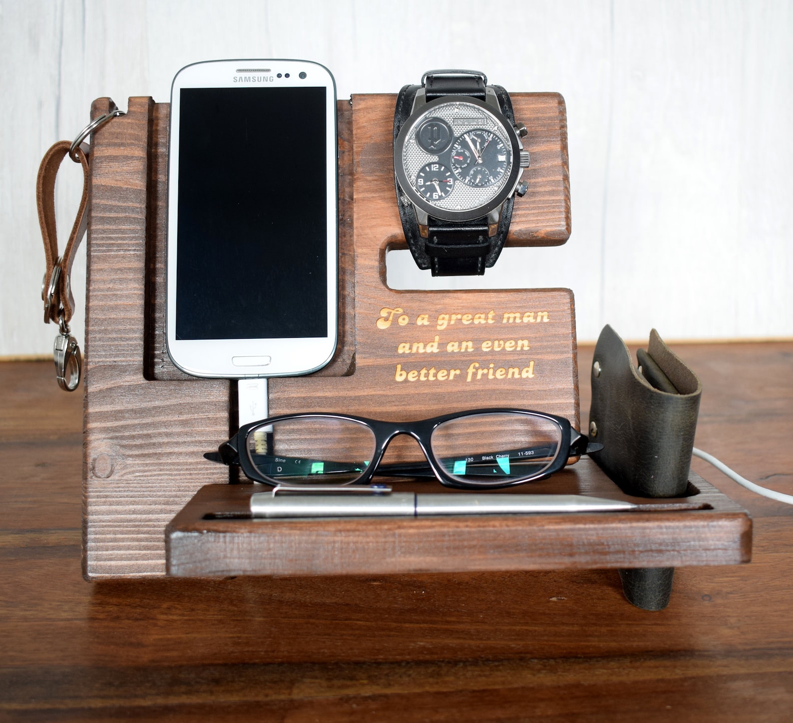 Mens Wood Valet Tray Mens Wood Valet Box Mens Valet Stand - Etsy
