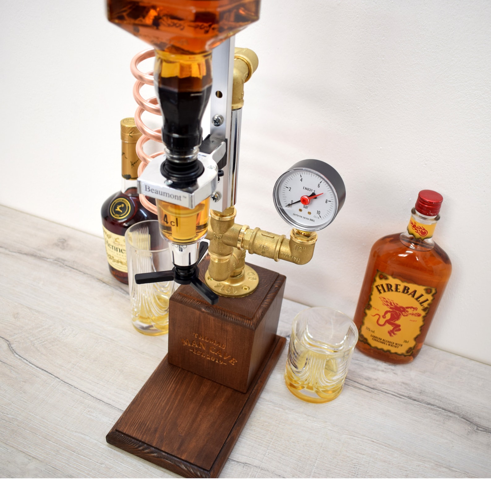 Dispenser, Handcrafted Industrial Whiskey Dispenser , Bottle Holder - Etsy