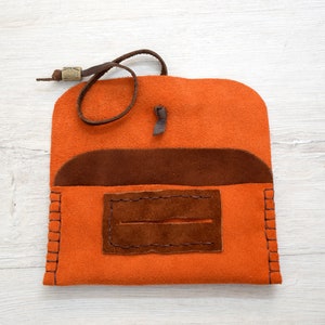 Leather Tobacco Bag, Leather Tobacco Pouch, Monkey Engraved Leather ...