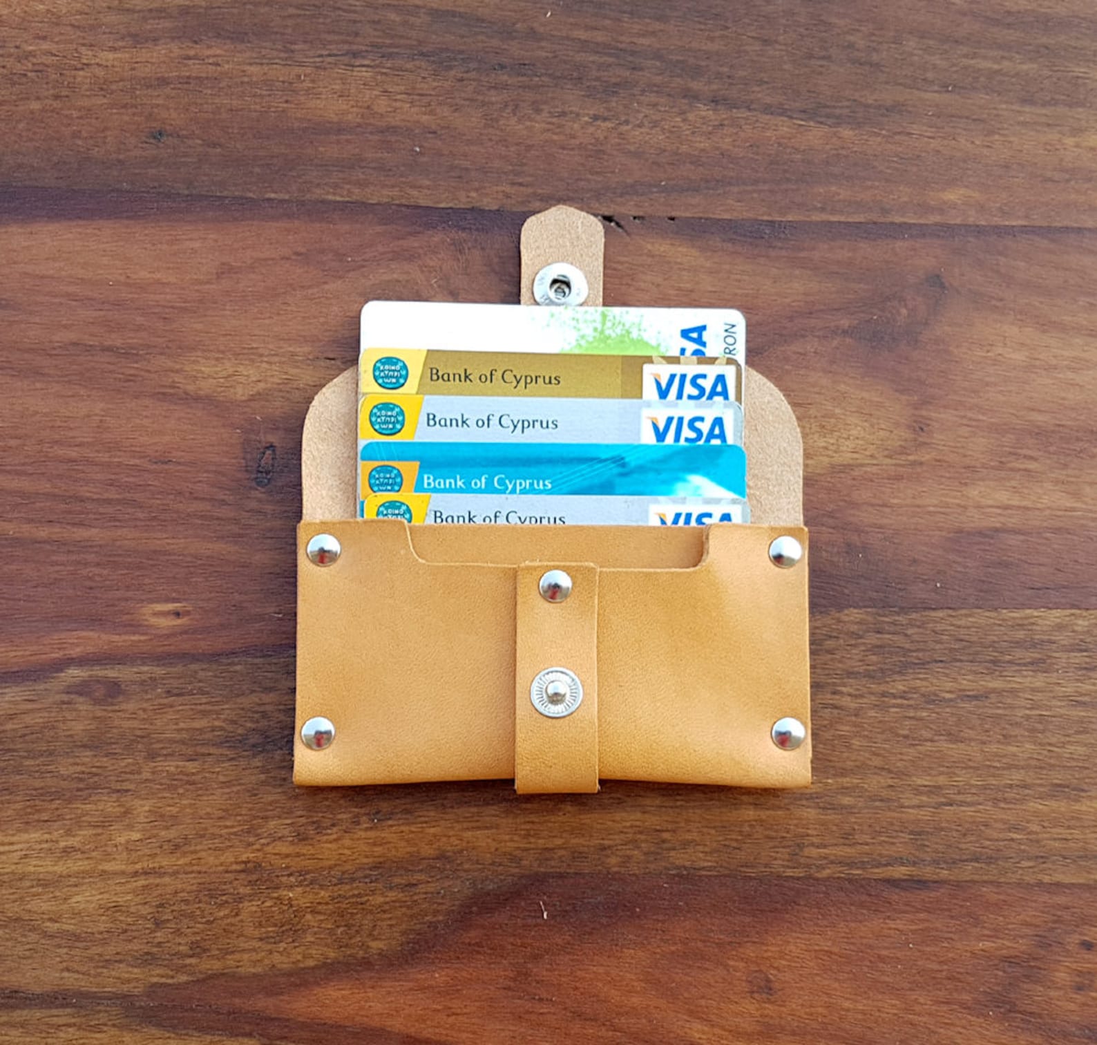 Slim wallet for Cash and Cards | Etsy