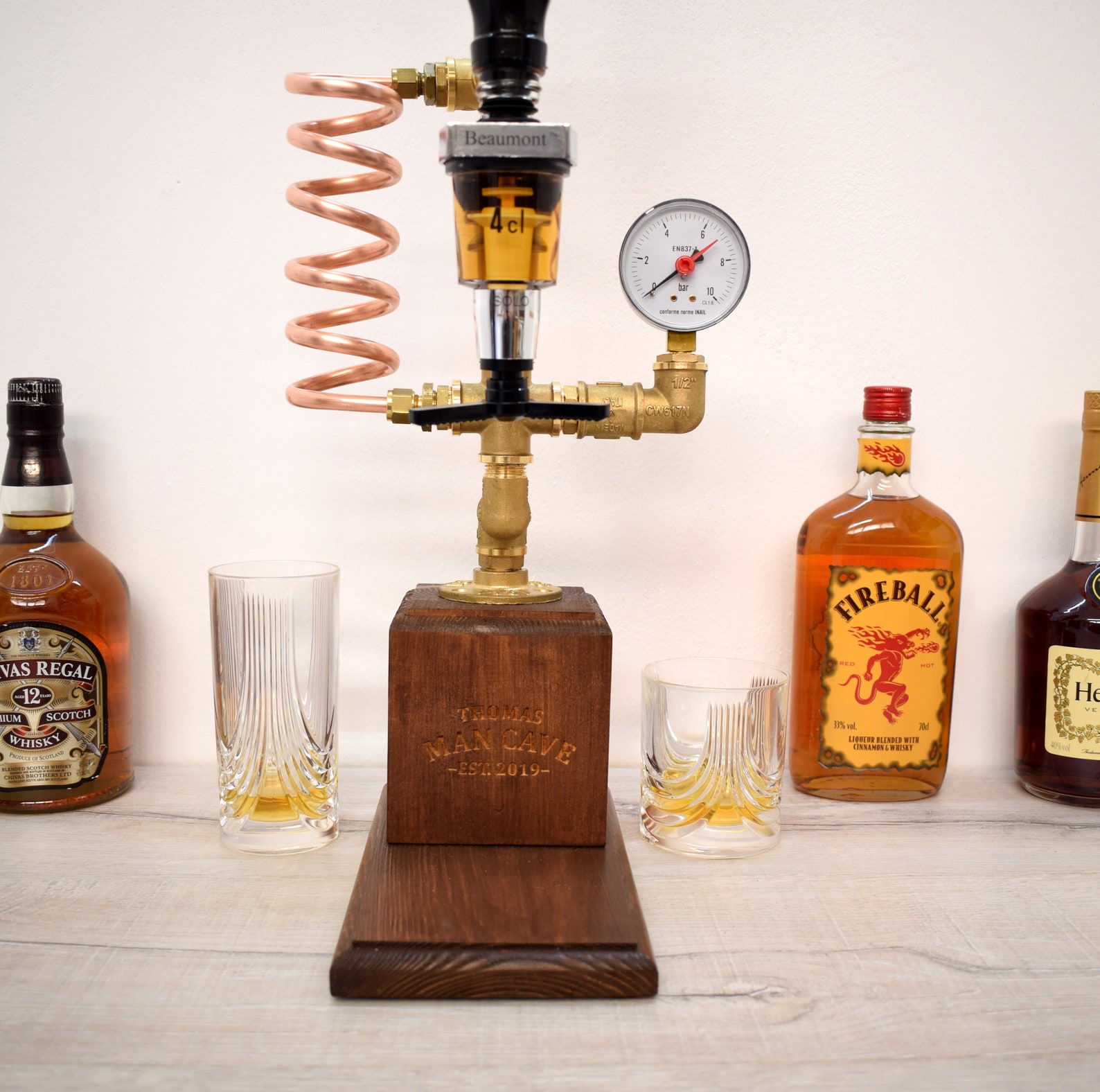 Dispenser Handcrafted Industrial Whiskey Dispenser Bottle - Etsy