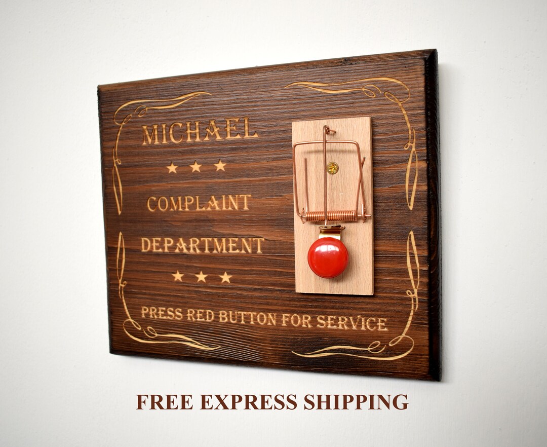 Garage Wooden Sign, Complaint Department - Etsy