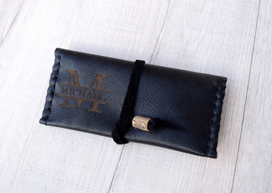 Leather Tobacco Bag Leather Tobacco Pouch Leather Smoking Tobacco Case ...