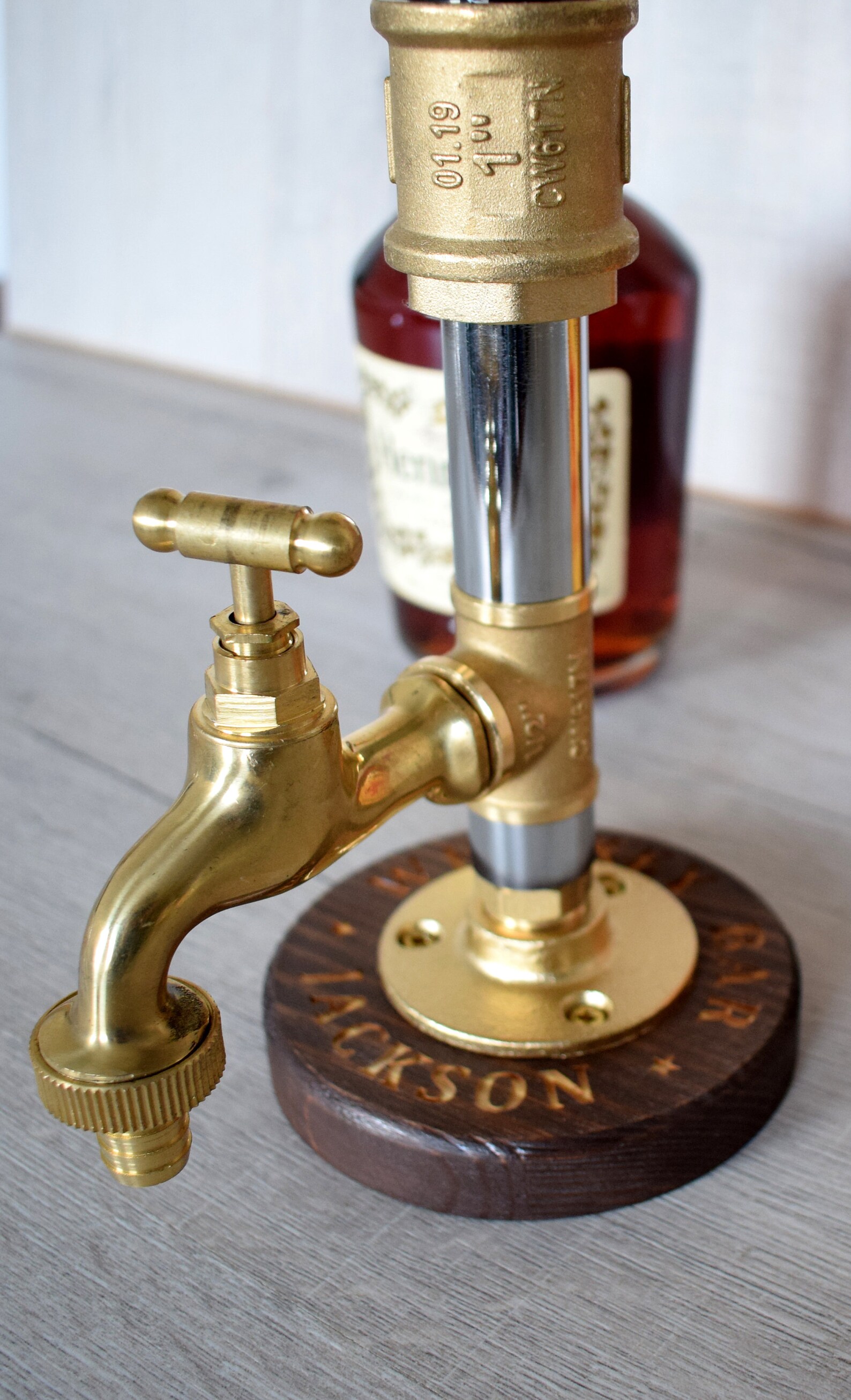 Industrial Bourbon Dispenser Pipe Alcohol Dispenser. | Etsy