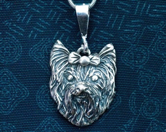 Yorkshire Terrier Jewelry, Biewer Terrier, Yorkie, Pendant, Brooch ...