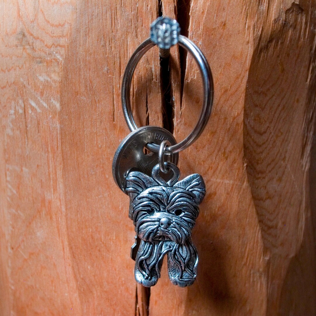 Yorkie Lover Key Chain - Etsy