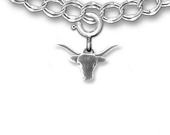 Longhorn Ring Sterling Silver Texas Longhorns Steer