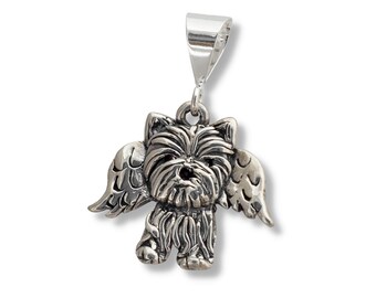 Yorkie Pendant | Etsy