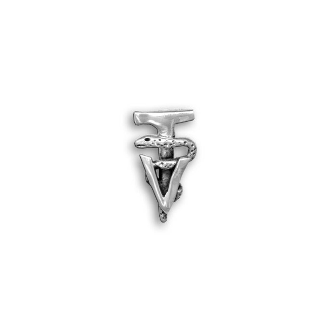 Vet Tech Caduceus Lapel Pin Sterling Silver - Etsy