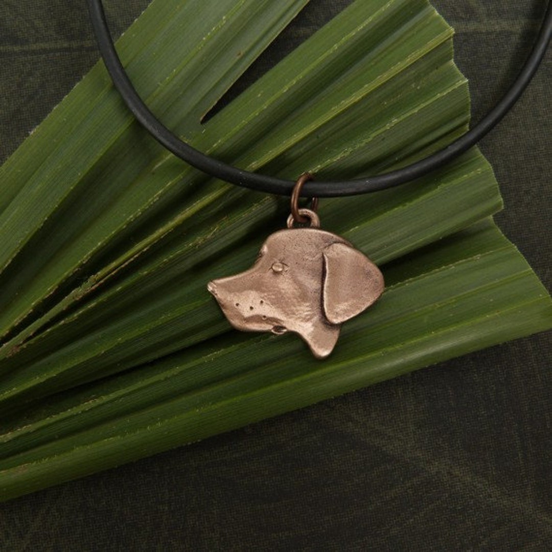 Bronze Labrador Retriever Necklace - Etsy