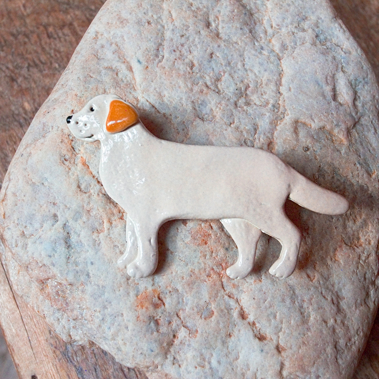 Enamel Yellow Labrador Retriever Brooch Lab Gifts Retriever - Etsy