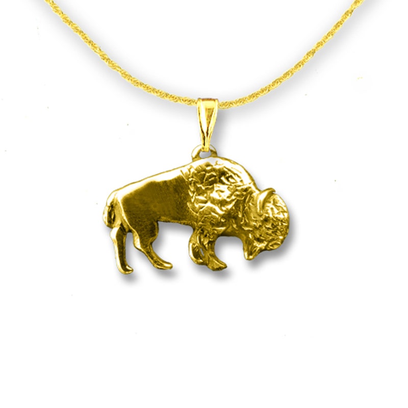 Bison Charm - Etsy