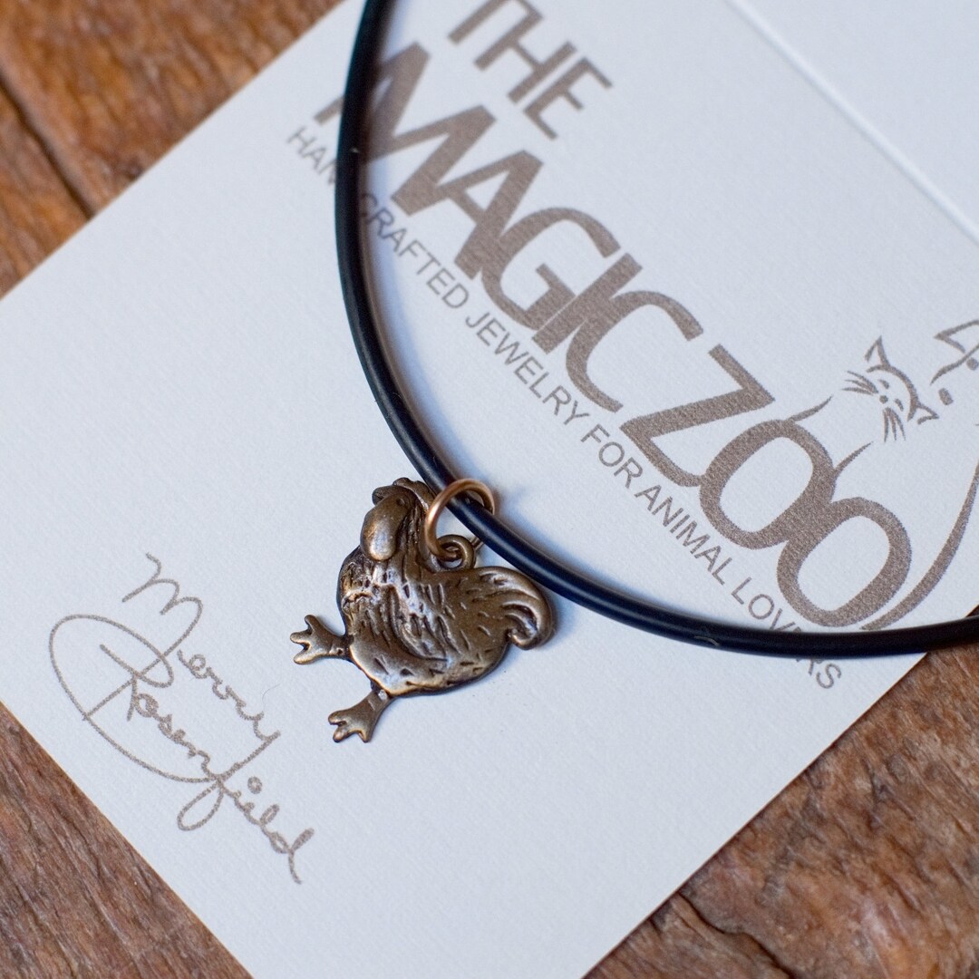 Bronze Chicken Necklace - Etsy