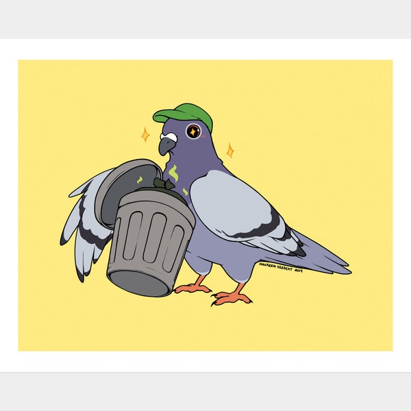 Pigeon Art - Etsy