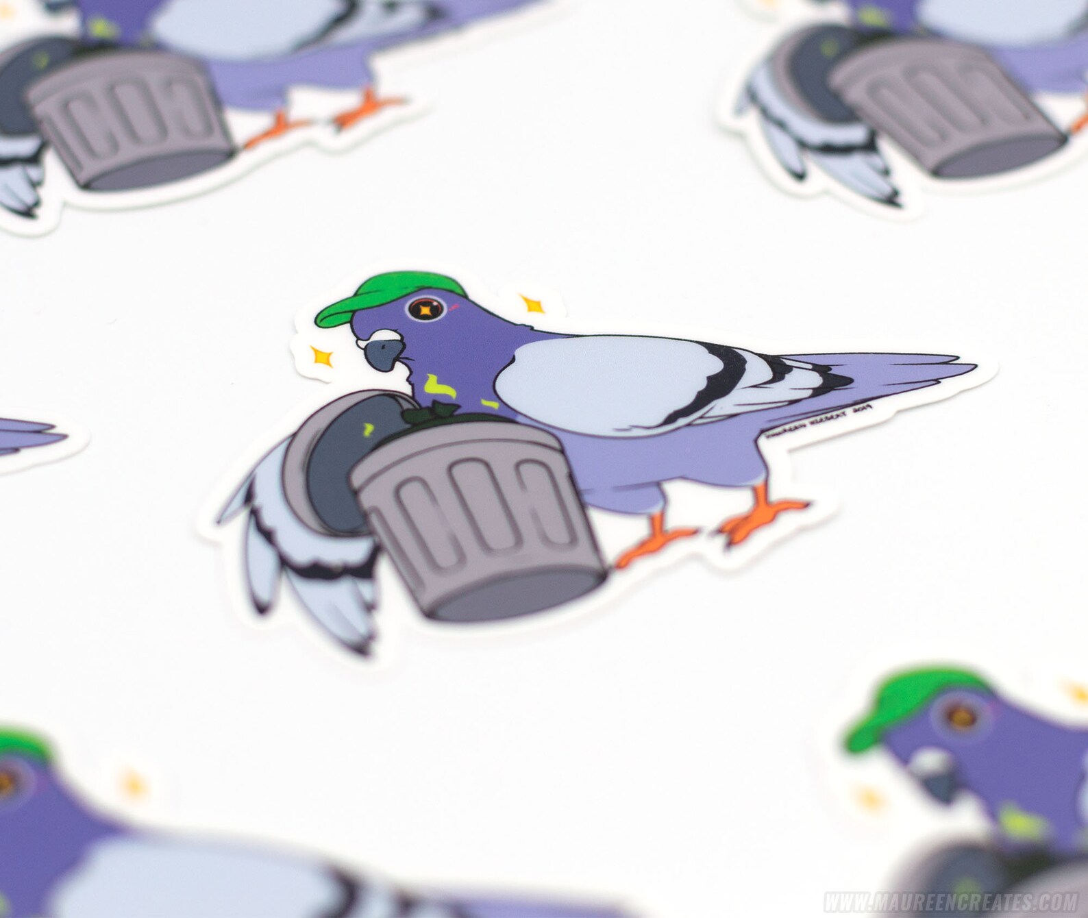 Trash Pigeon Sticker Waterproof Vinyl Sticker - Etsy