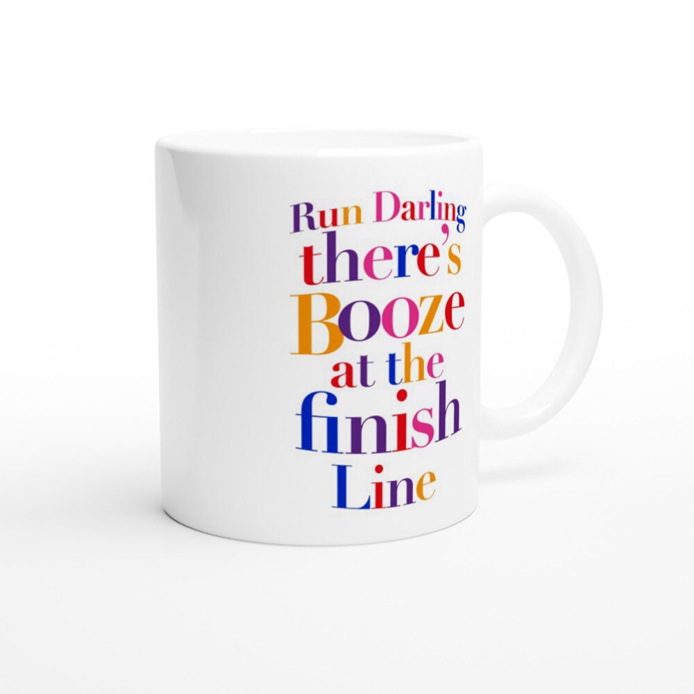 Abfab Fan Tribute Mug - Run Darling. Absolutely Fabulous TV Show. Eddy ...