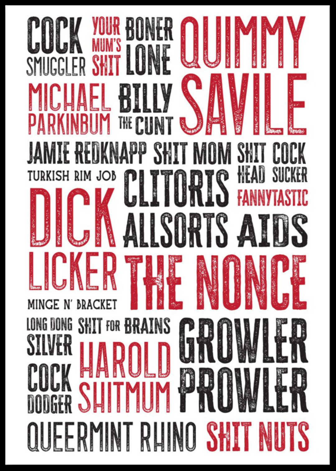 The Nonce Poster - Afterlife Tribute - Etsy