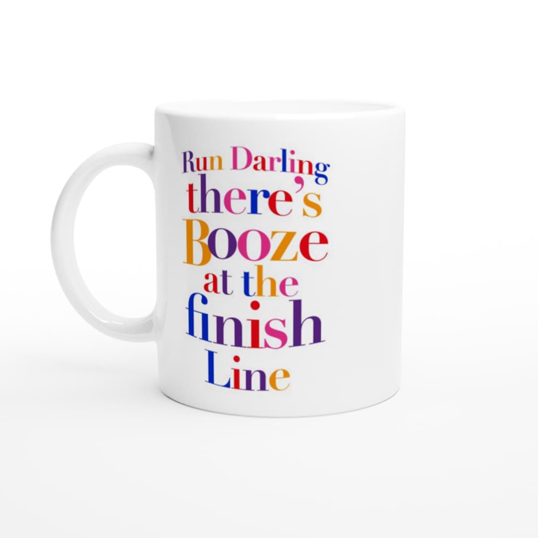 Abfab Fan Tribute Mug - Run Darling. Absolutely Fabulous TV Show. Eddy ...
