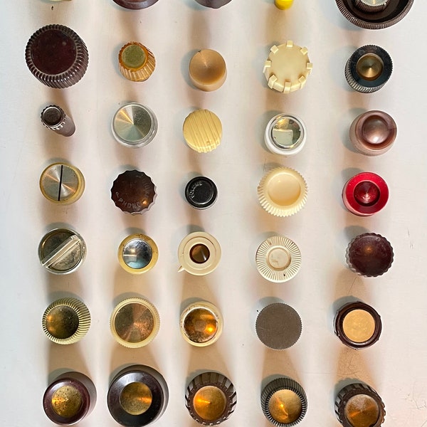 Vintage Radio Knobs - Etsy