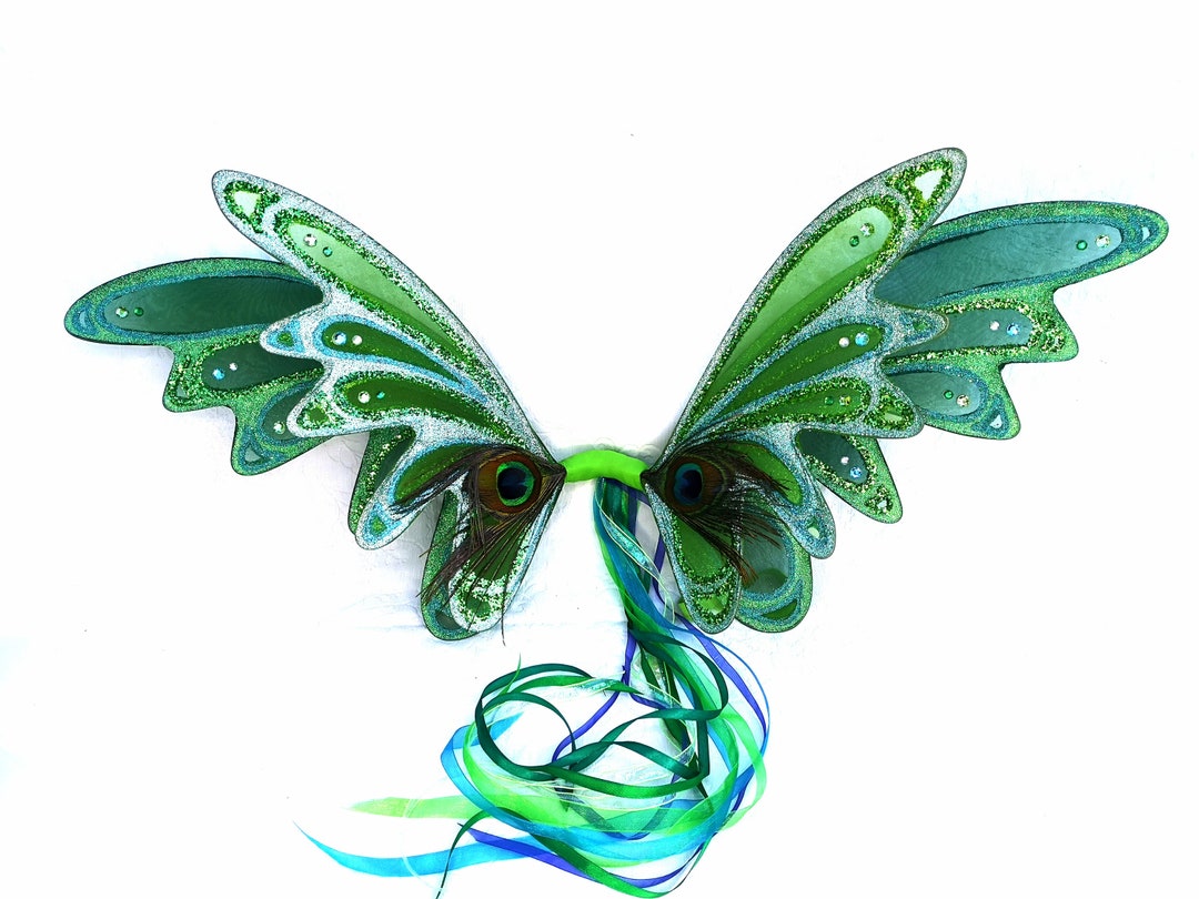Emerald Double Fairy Wings Fairylove - Etsy