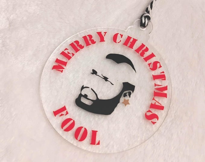 BA Baracus/ Mr T Christmas Tree Decoration - Merry Christmas Fool - the ...