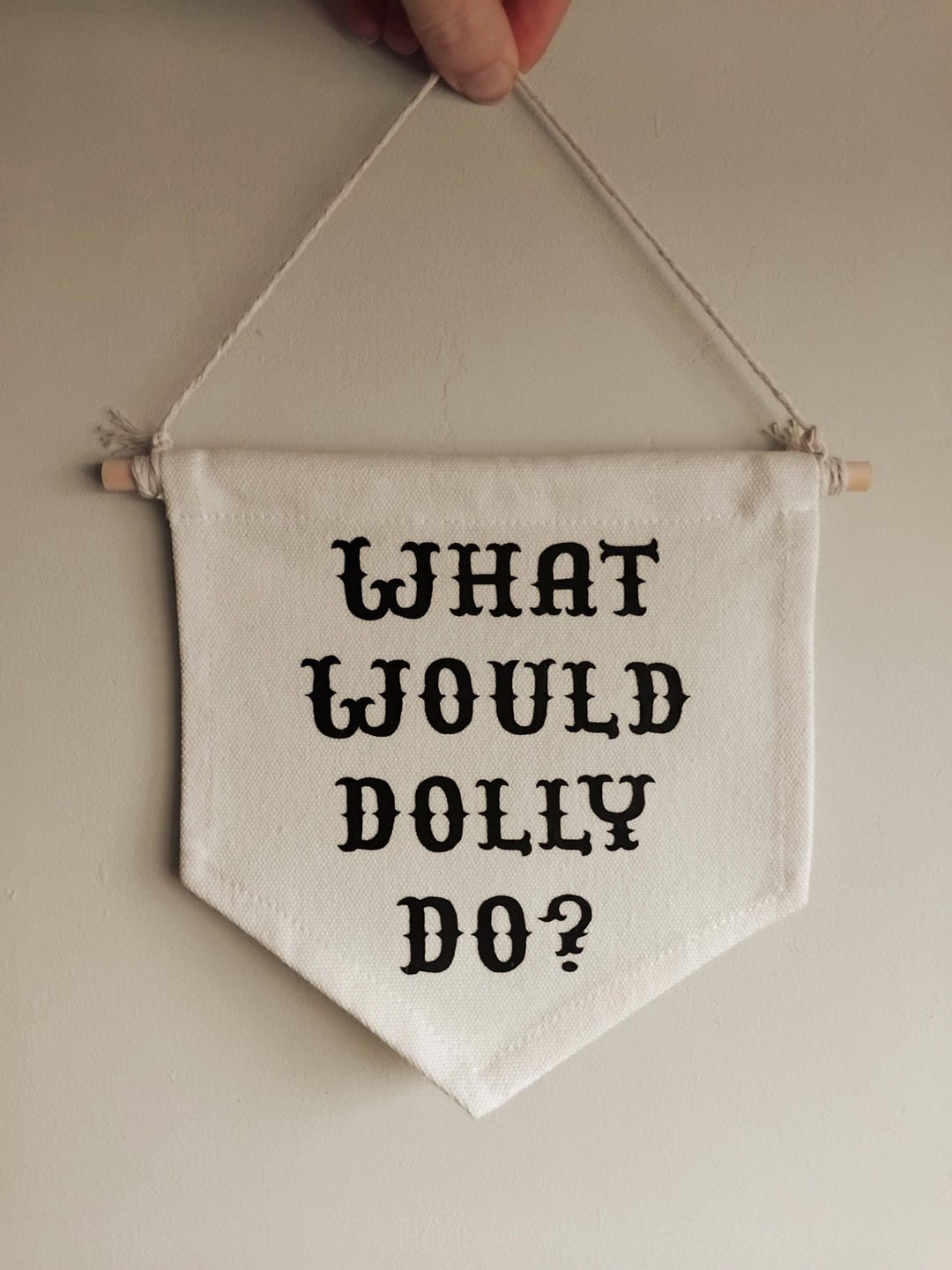 What Would Dolly Do? - Dolly Parton Wall Hanging - Banner - Country ...